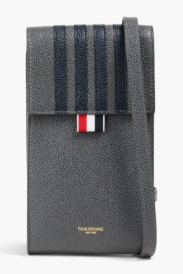 Thom Browne - Pebbledleather Phone Pouch