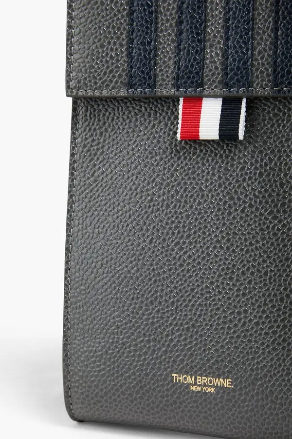 Thom Browne - Pebbledleather Phone Pouch