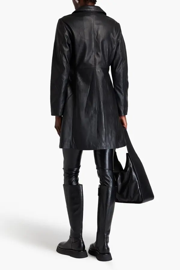 MUUBAA Leather Coat