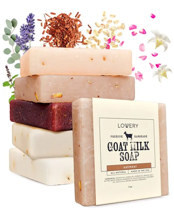 LOVERY 5-pc. Goat Milk Soap Bars Set - No Color