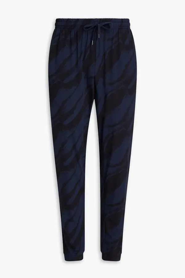 Derek Rose Tapered Printed Modalblend Jersey Sweatpants