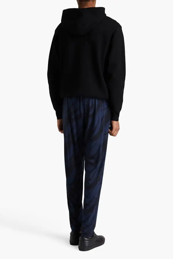 Derek Rose Tapered Printed Modalblend Jersey Sweatpants