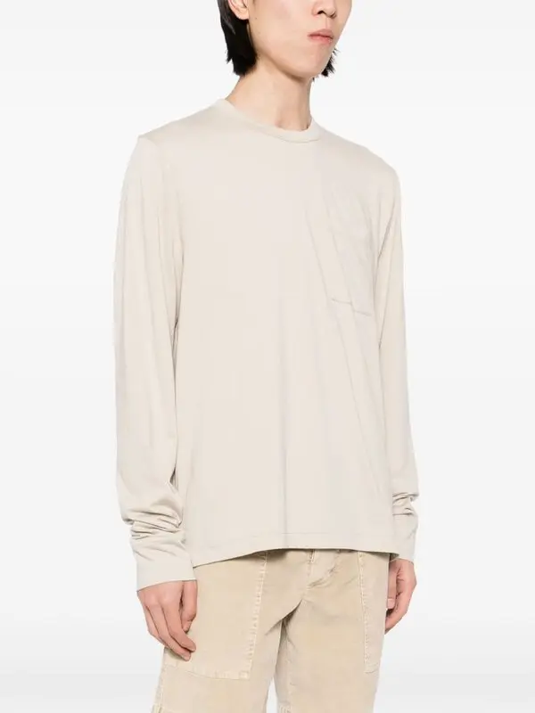 JAMES PERSE Long Sleeve Pocket T-shirt