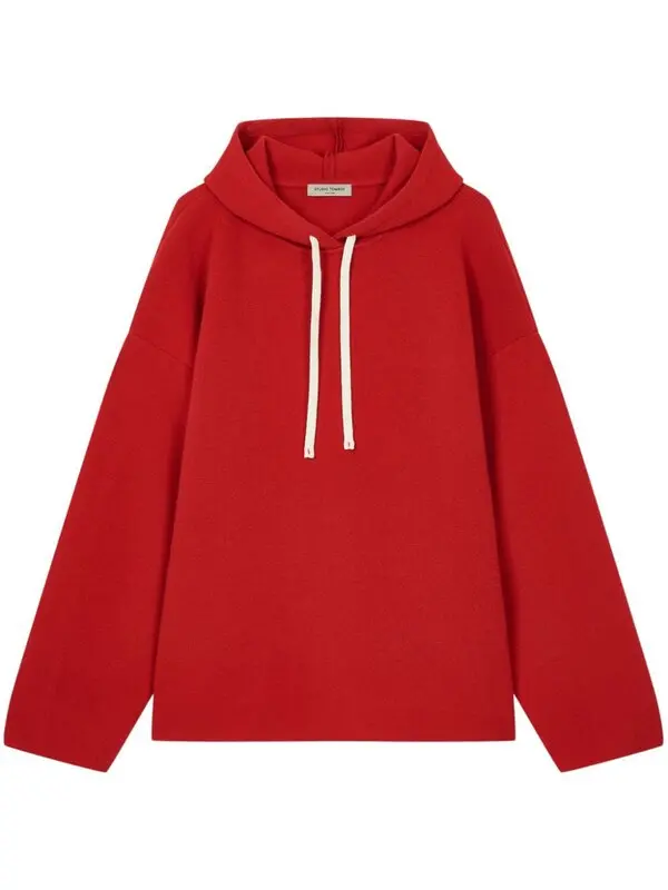 STUDIO TOMBOY Knitted Drawstring Hoodie