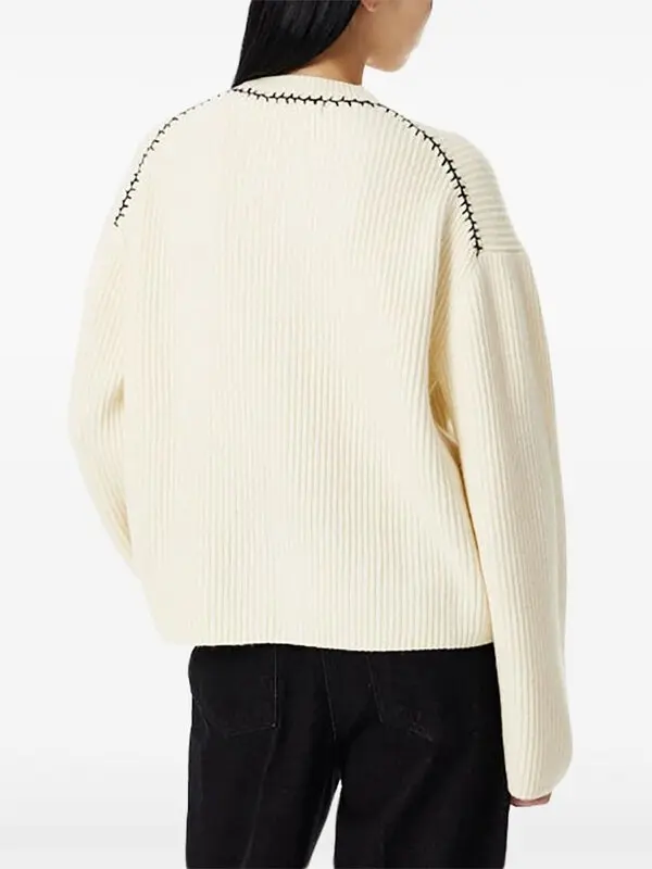STUDIO TOMBOY Decorative Stitching Jumper