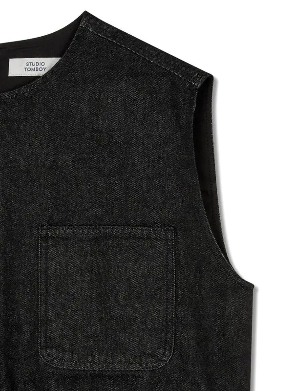 STUDIO TOMBOY Sleeveless Denim Dress