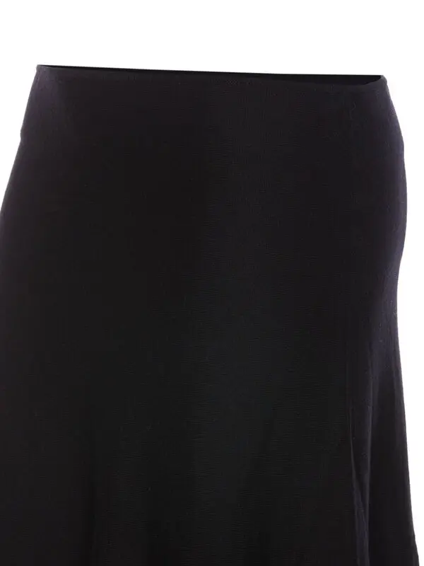 Khaite Mayu Mid-length Skirt - Black