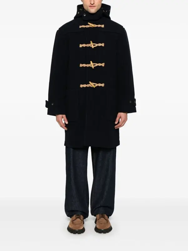 Ralph Lauren Wool Duffle Coat In Blue - 46% Off | Editorialist