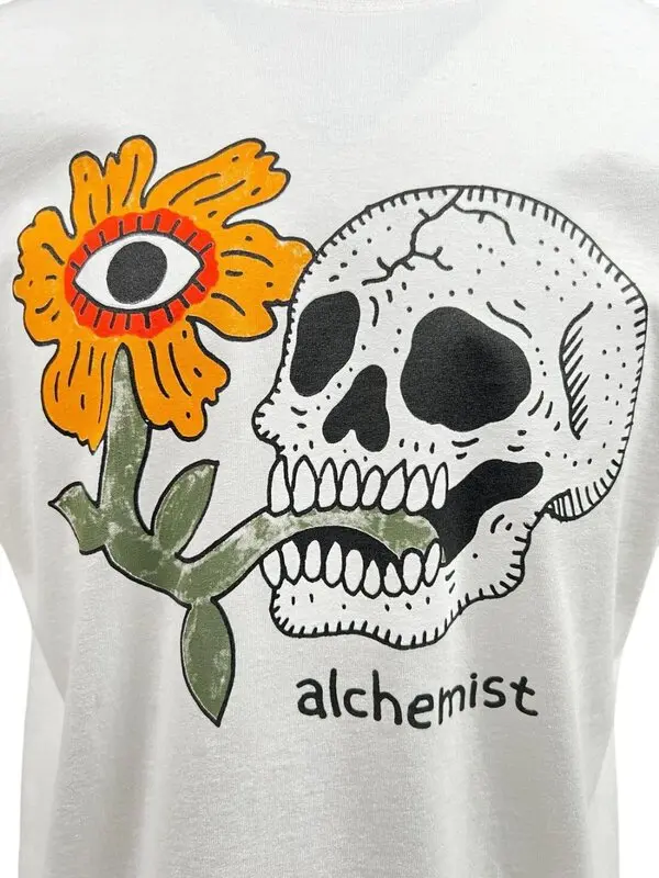 Alchemist Floral Skull T-shirt