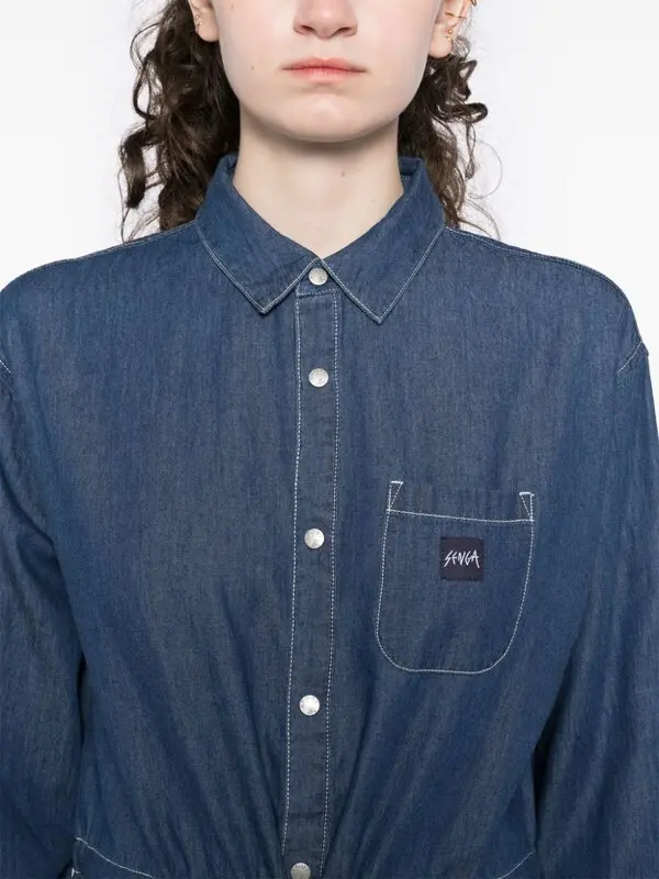 SPORT B. BY AGNÈS B. Chambray Shirt Dress