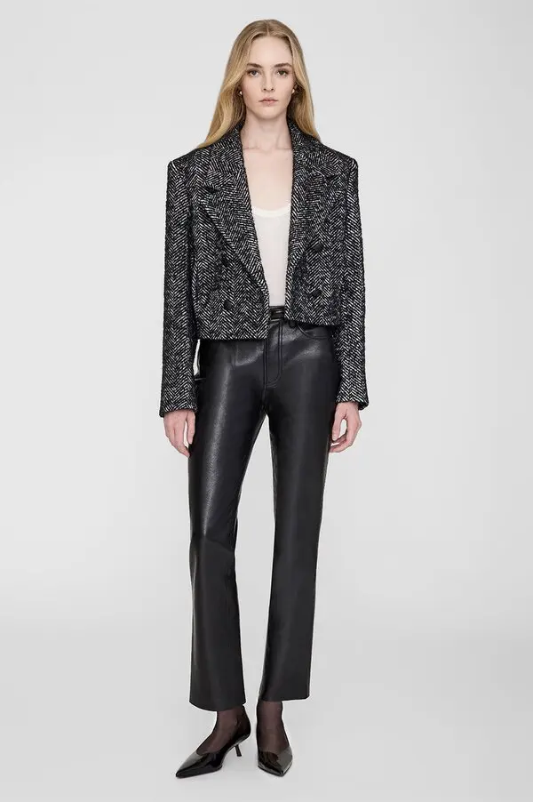 ANINE BING Vienna Herringbone Blazer