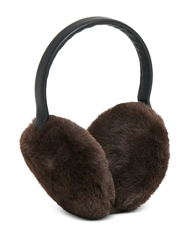 Apparis Esme Faux Fur Earmuffs - Espresso