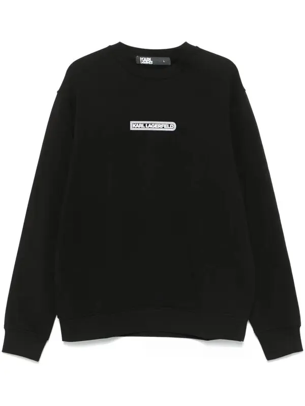 Karl Lagerfeld Rubberised-logo Sweatshirt