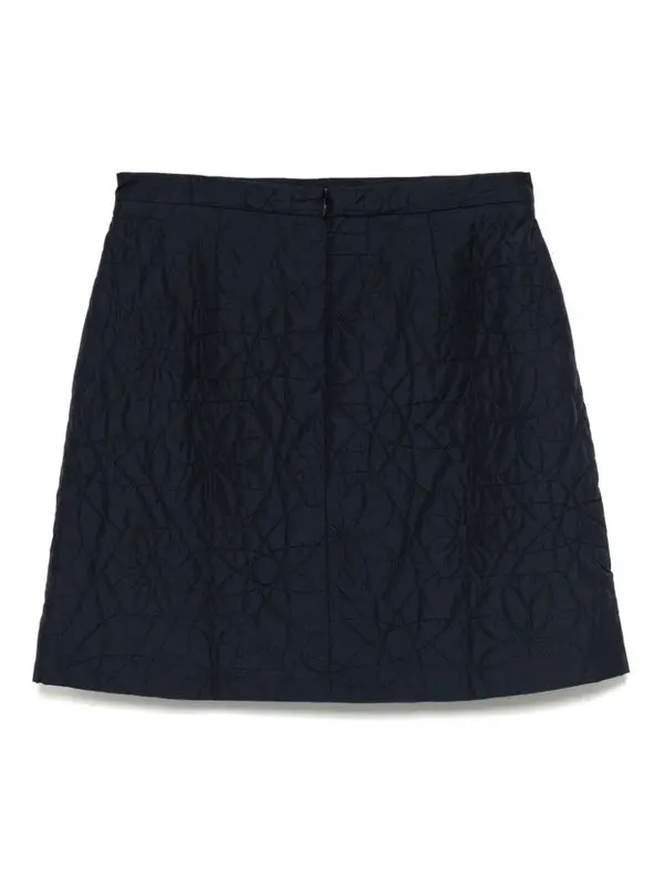 Maison Kitsuné Quilted Mini Skirt
