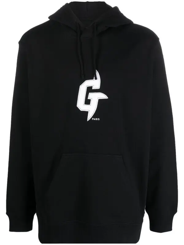 Givenchy Logo-patch Cotton Hoodie