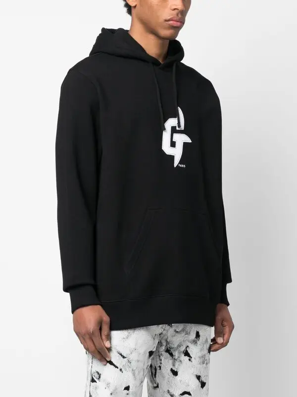Givenchy Logo-patch Cotton Hoodie