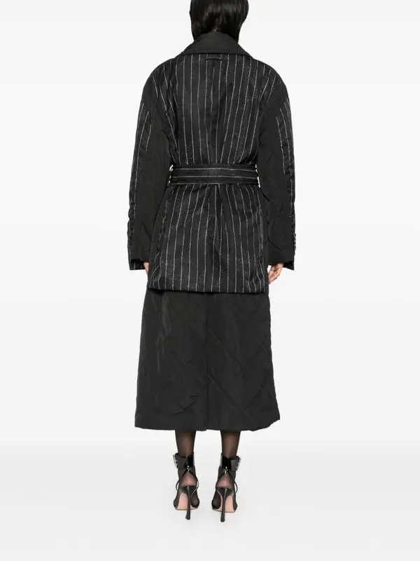 JEAN PAUL GAULTIER Striped Padded Coat