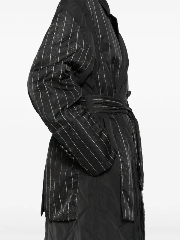 JEAN PAUL GAULTIER Striped Padded Coat