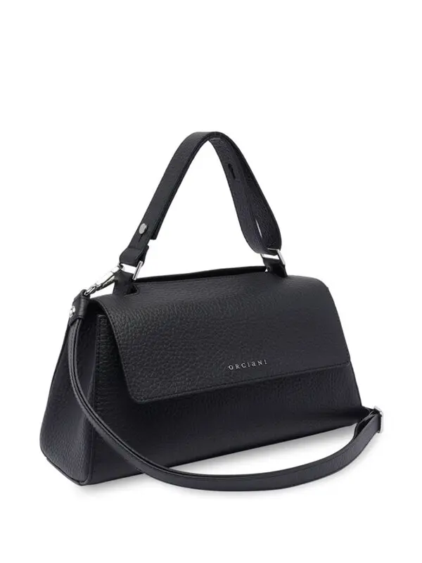 ORTIGNI Sveva Longuette Tote Bag - Black
