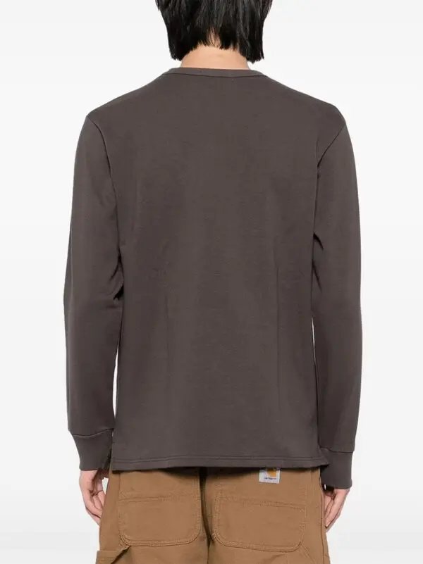 A BATHING APE Ape Head Cotton-blend Sweatshirt - Grey