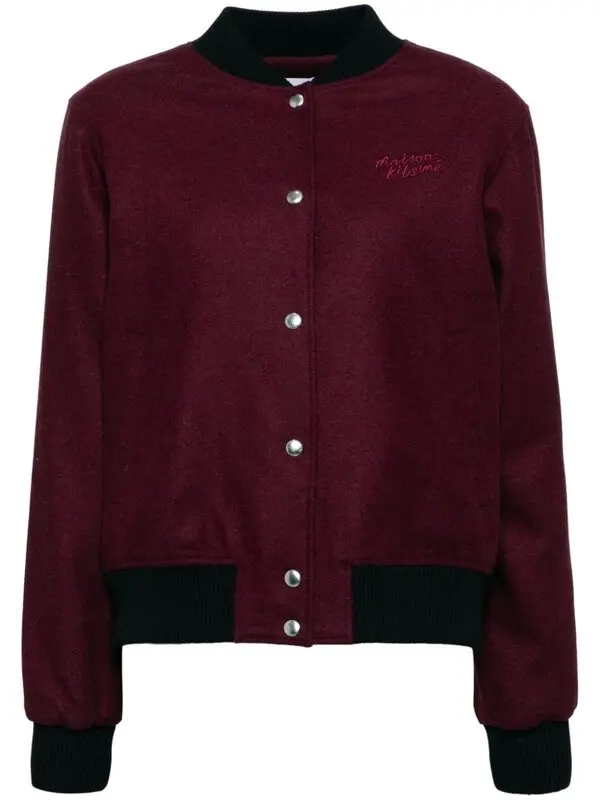 Maison Kitsuné Teddy Blouson - Red