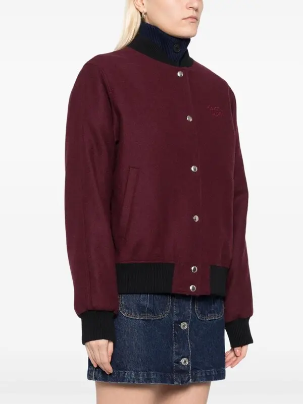 Maison Kitsuné Teddy Blouson - Red