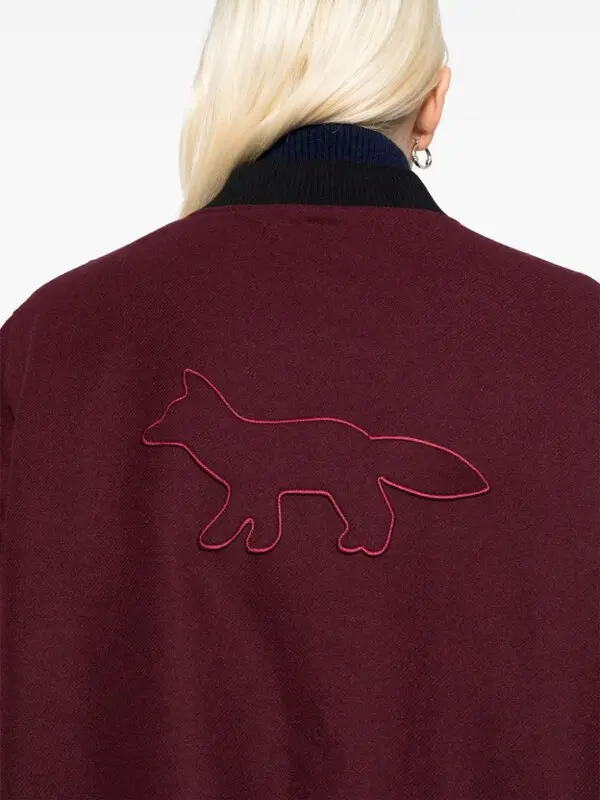 Maison Kitsuné Teddy Blouson - Red