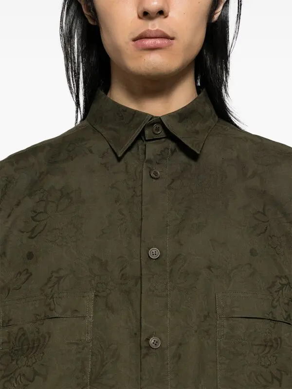 Yohji Yamamoto Floral-print Shirt
