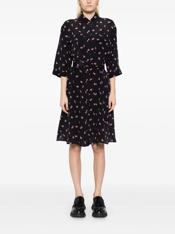 Maison Kitsuné Double Pocket Shirt Dress