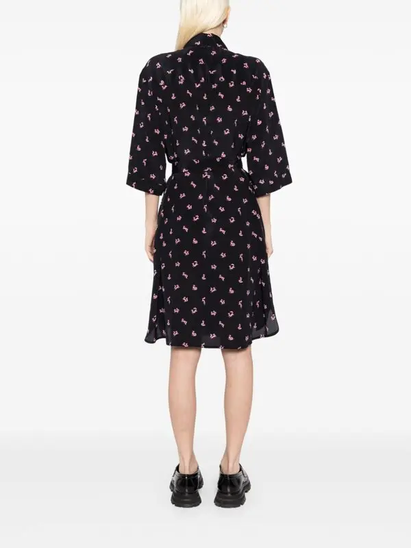 Maison Kitsuné Double Pocket Shirt Dress