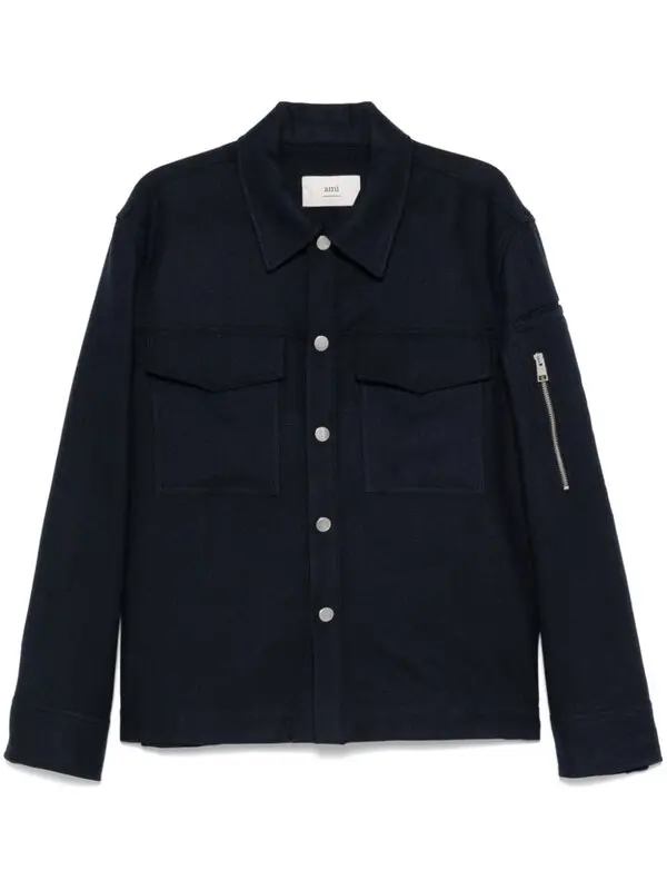 Ami Virgin Wool Shirt