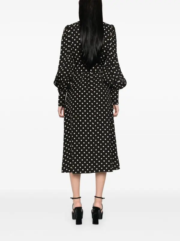 Zimmermann Utility Midi Dress With Polka Dot Print In Black - 49% Off |  Editorialist