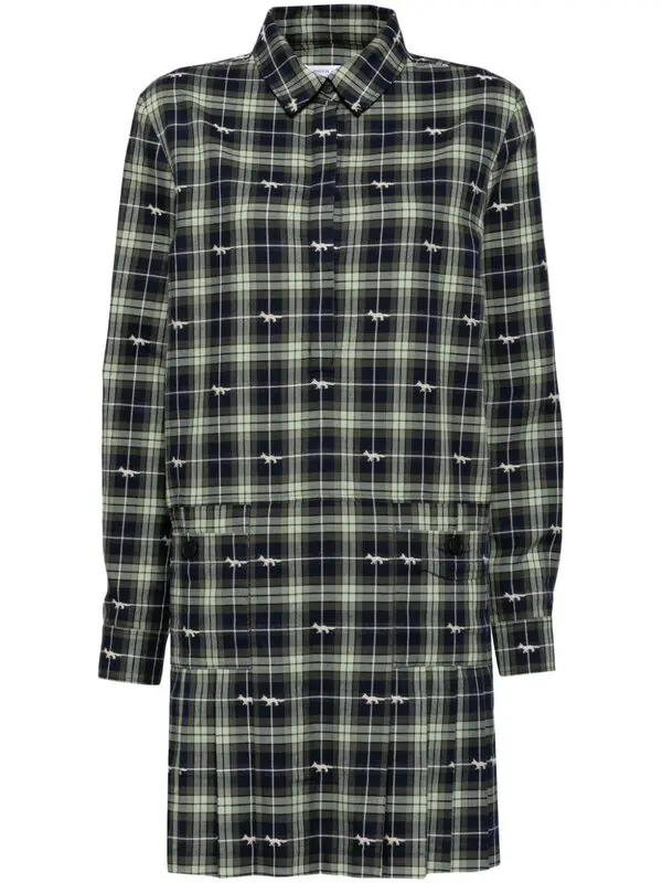 Maison Kitsuné Shrunken Shirt Dress