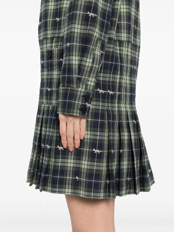 Maison Kitsuné Shrunken Shirt Dress
