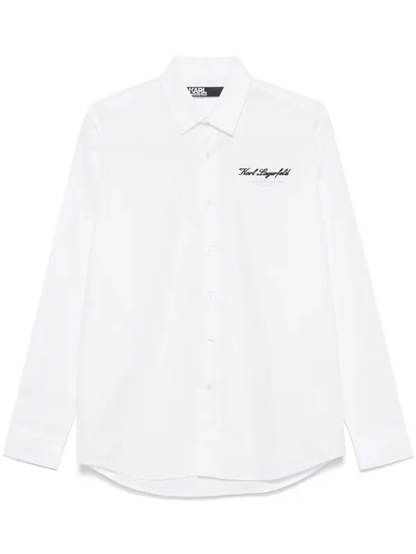 Karl Lagerfeld Logo-raised Shirt