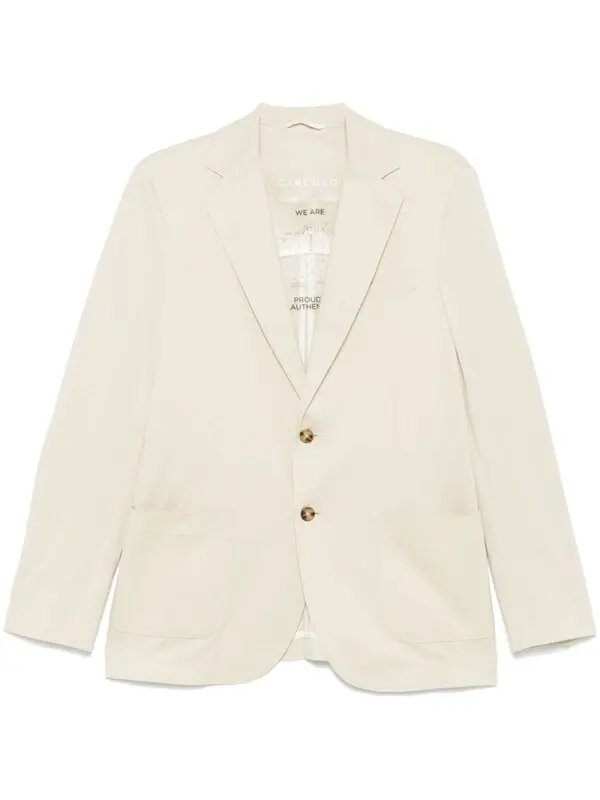 CIRCOLO 1901 Piqué Blazer - Neutrals