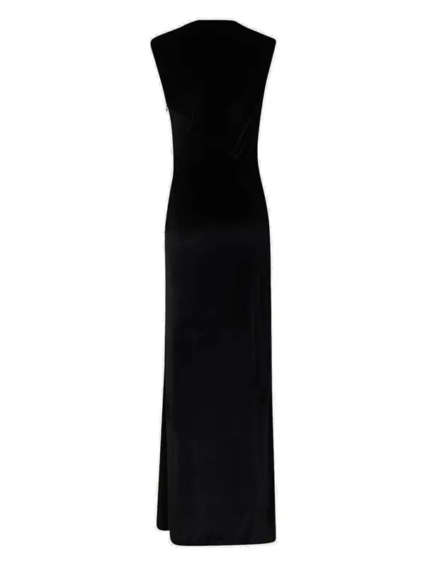 Amen Crystal-embellished Velvet Dress