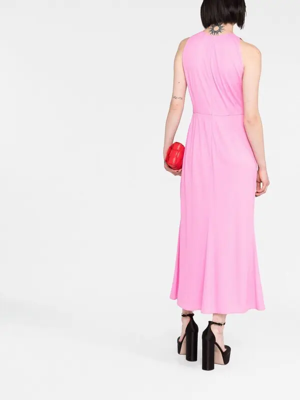Prada Triangle Logo Maxi Dress