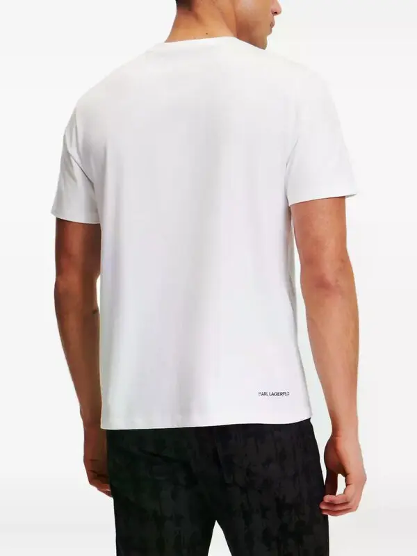 Karl Lagerfeld Kameo Logo-embroidered T-shirt