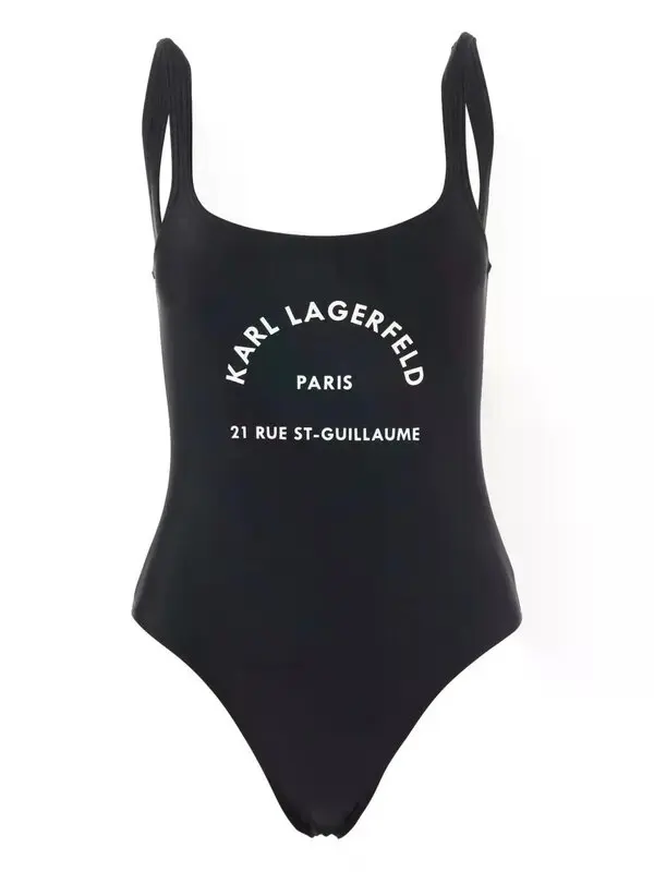 Karl Lagerfeld Rue St-guillaume Swimsuit - Black