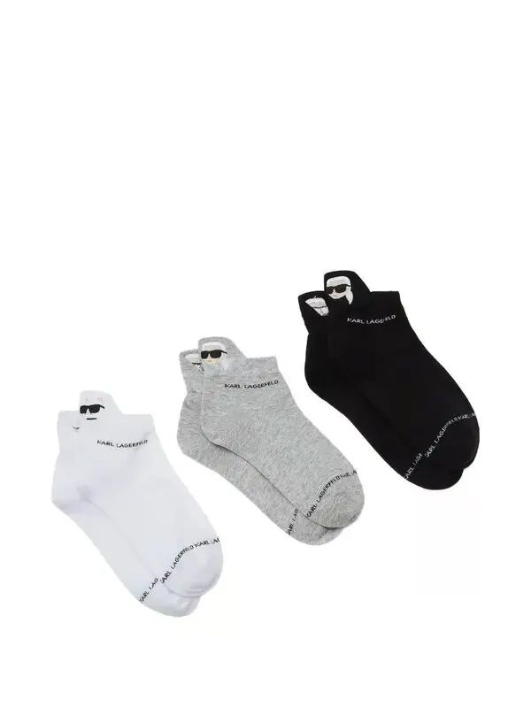 Karl Lagerfeld Logo Socks