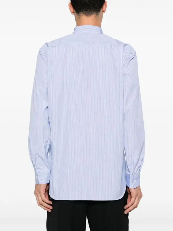 Comme Des Garçons Striped Shirt - Blue