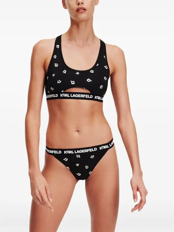 Karl Lagerfeld Ikon Peephole Bralette