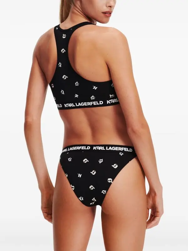 Karl Lagerfeld Ikon Peephole Bralette