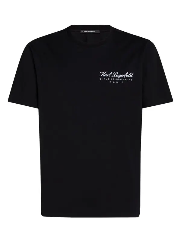 Karl Lagerfeld Hotel Karl T-shirt - Black