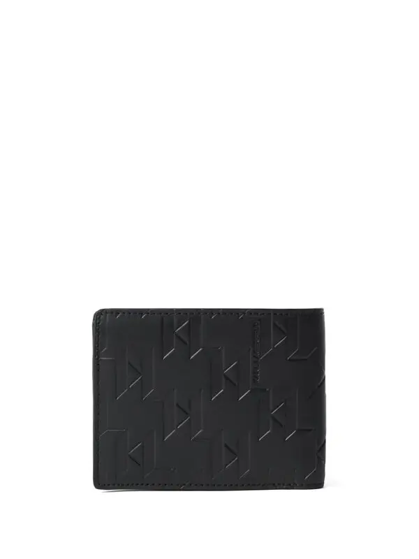 Karl Lagerfeld Small K/loom Bi-fold Leather Wallet