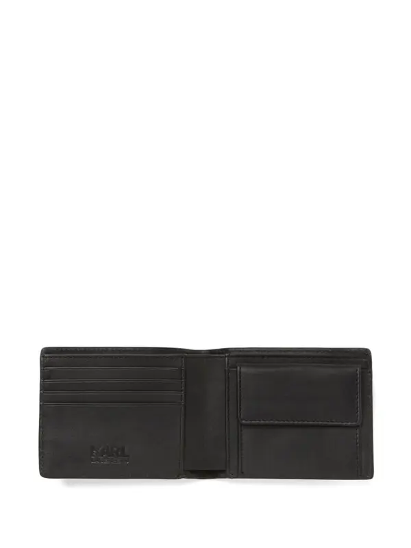 Karl Lagerfeld Small K/loom Bi-fold Leather Wallet