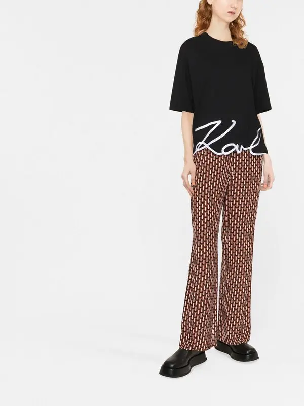 Karl Lagerfeld Signature Hem T-shirt