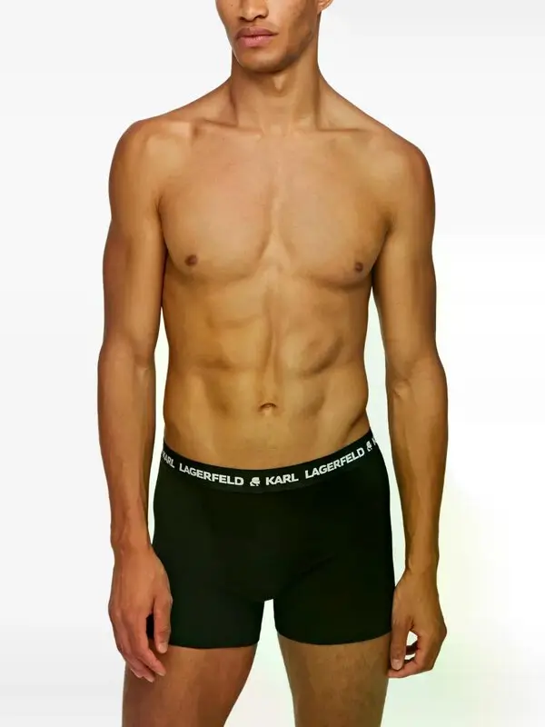 Karl Lagerfeld Logo-waistband Boxers