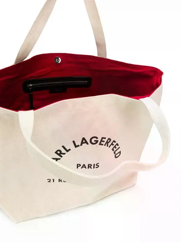 Karl Lagerfeld Rue St-guillaume Tote - Neutrals